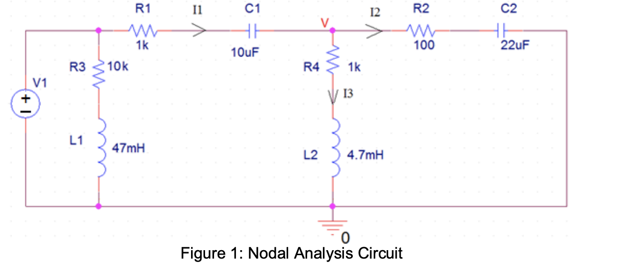 Solved Design:1. ﻿Perform the nodal analysis on the circuit | Chegg.com