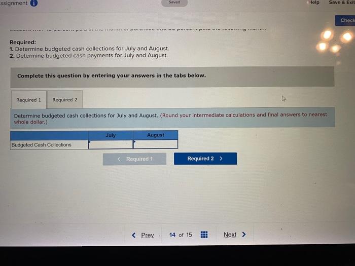 Solved pter 8 Assignment Saved Help Save & Exit s Check my 4 | Chegg.com Solved pter 8 Assignment Saved Help Save & Exit s Check my 4 | Chegg.com