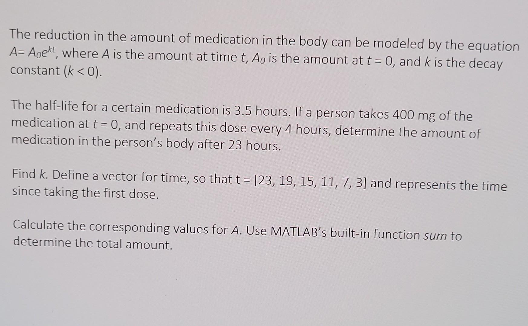 Solved solve all parts of the question in Matlab and show | Chegg.com