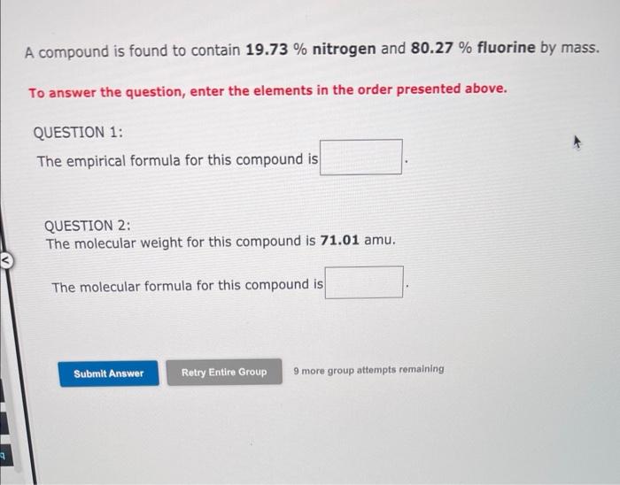 Solved A compound is found to contain 4.315% boron and | Chegg.com