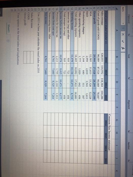 Solved Clipboard Font Alignment Number N15 for D E F G H | Chegg.com