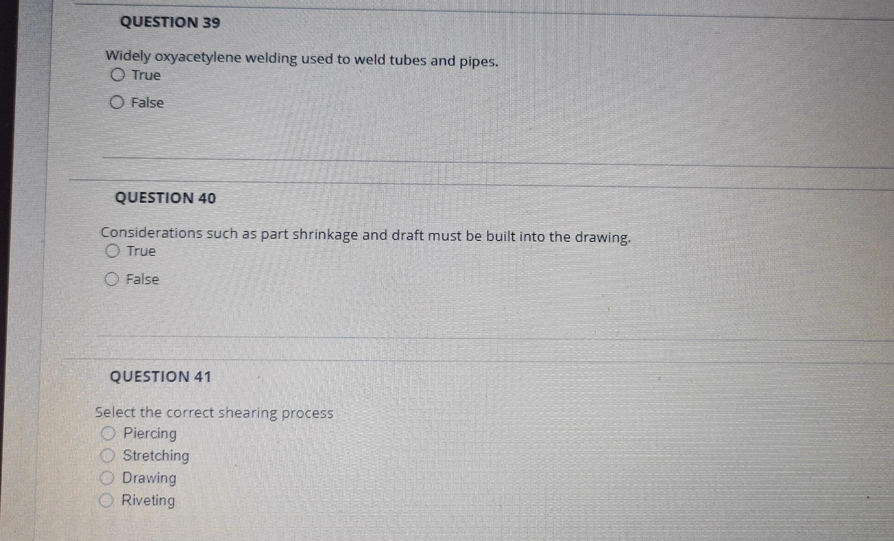 Solved 39-41Please solve fast and all Manufacturing Please | Chegg.com