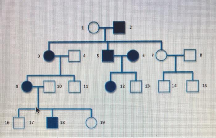Solved What is the inheritance for this pedigree? explain? | Chegg.com