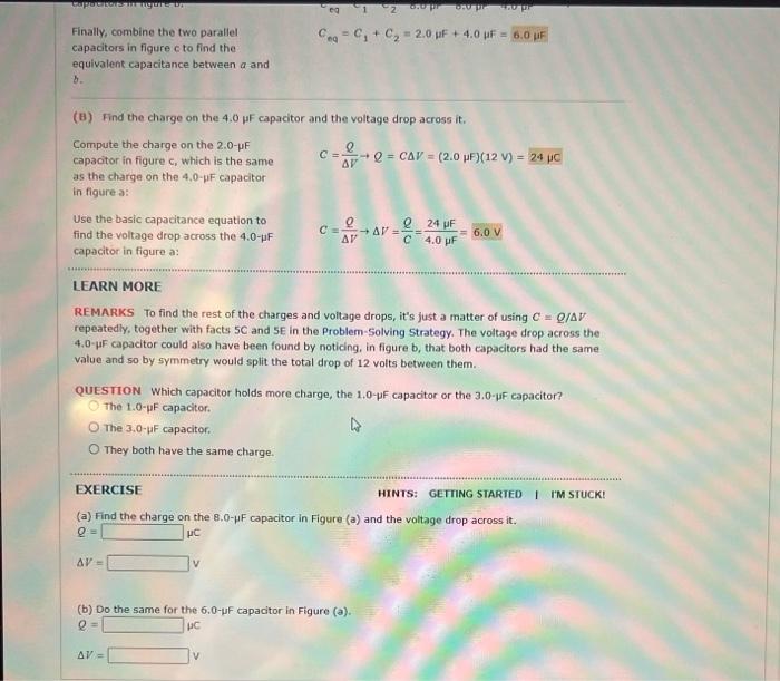 Solved PROBLEM (a) Calculate the equivalent capacitance | Chegg.com