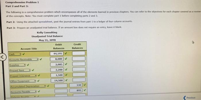 Solved Journalize each of the May transactions using Kelly | Chegg.com