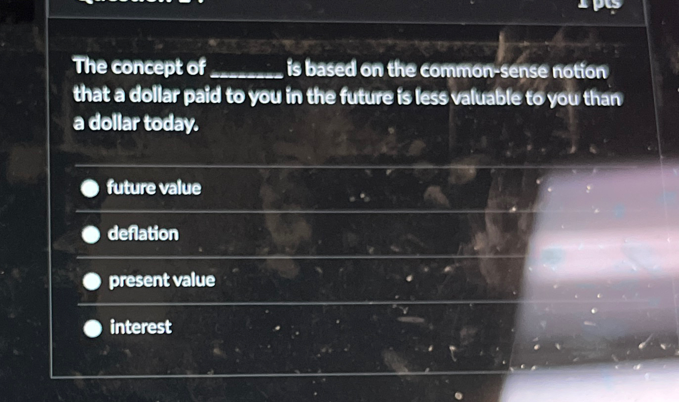 Solved The concept of is based on the common-sense notion | Chegg.com
