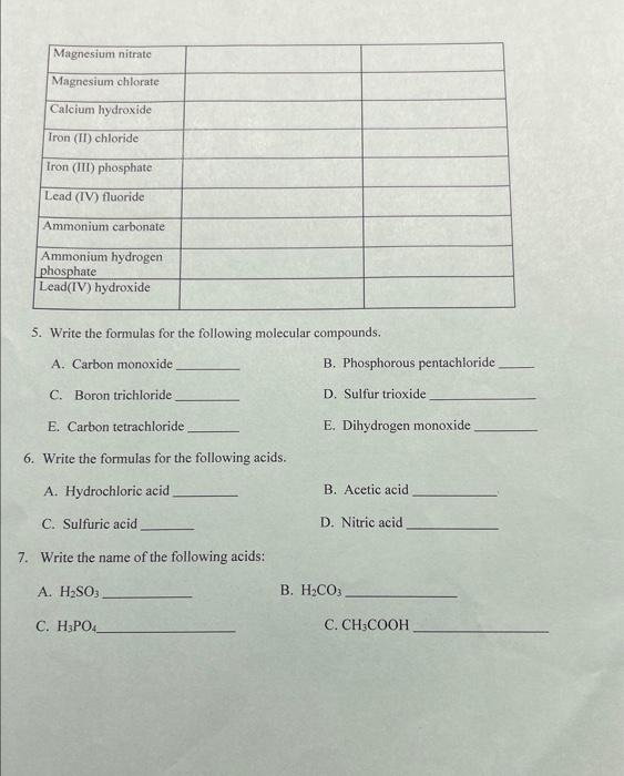 Solved Instructions: Complete this sheet so you practice | Chegg.com