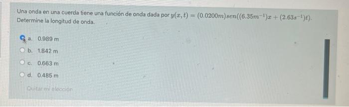 Solved A wave on a string has a wave function given by | Chegg.com