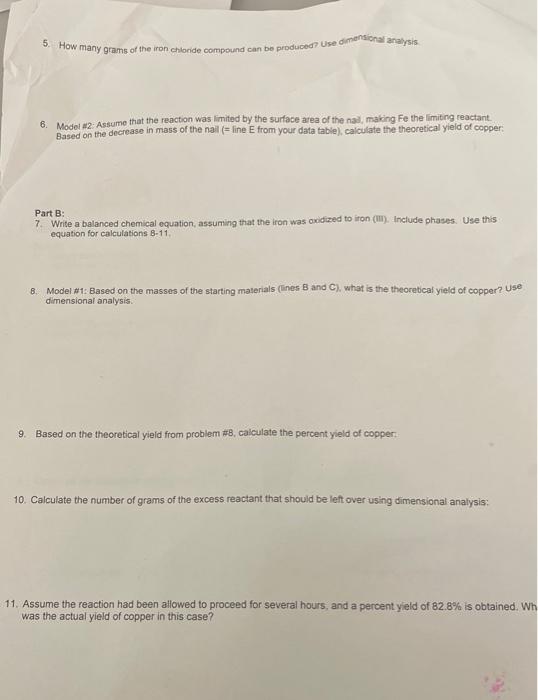 Solved Data Analysis: SHOW YOUR WORK for all calculations - | Chegg.com