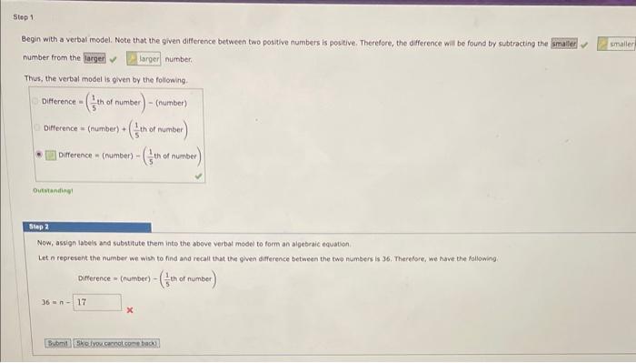 Solved Begin with a verbal model. Note that the given | Chegg.com