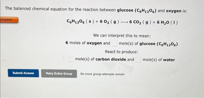 Solved The balanced chemical equation for the reaction | Chegg.com