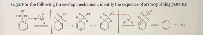 Solved 6.32 For the following three-step mechanism, identify | Chegg.com