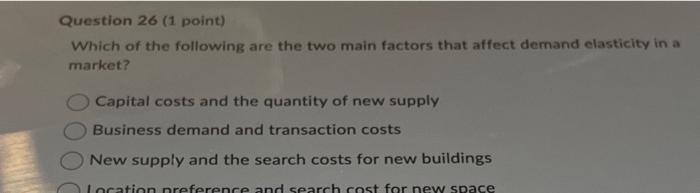 Solved The most detailed replacement cost method that totals | Chegg.com