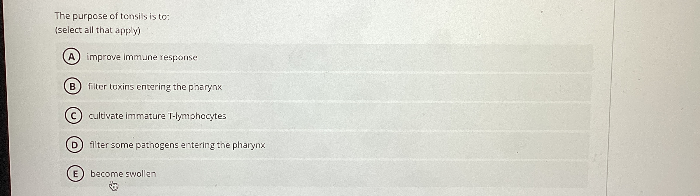 Solved A Lymph Node Which Collects Lymph From Another Lymph Chegg