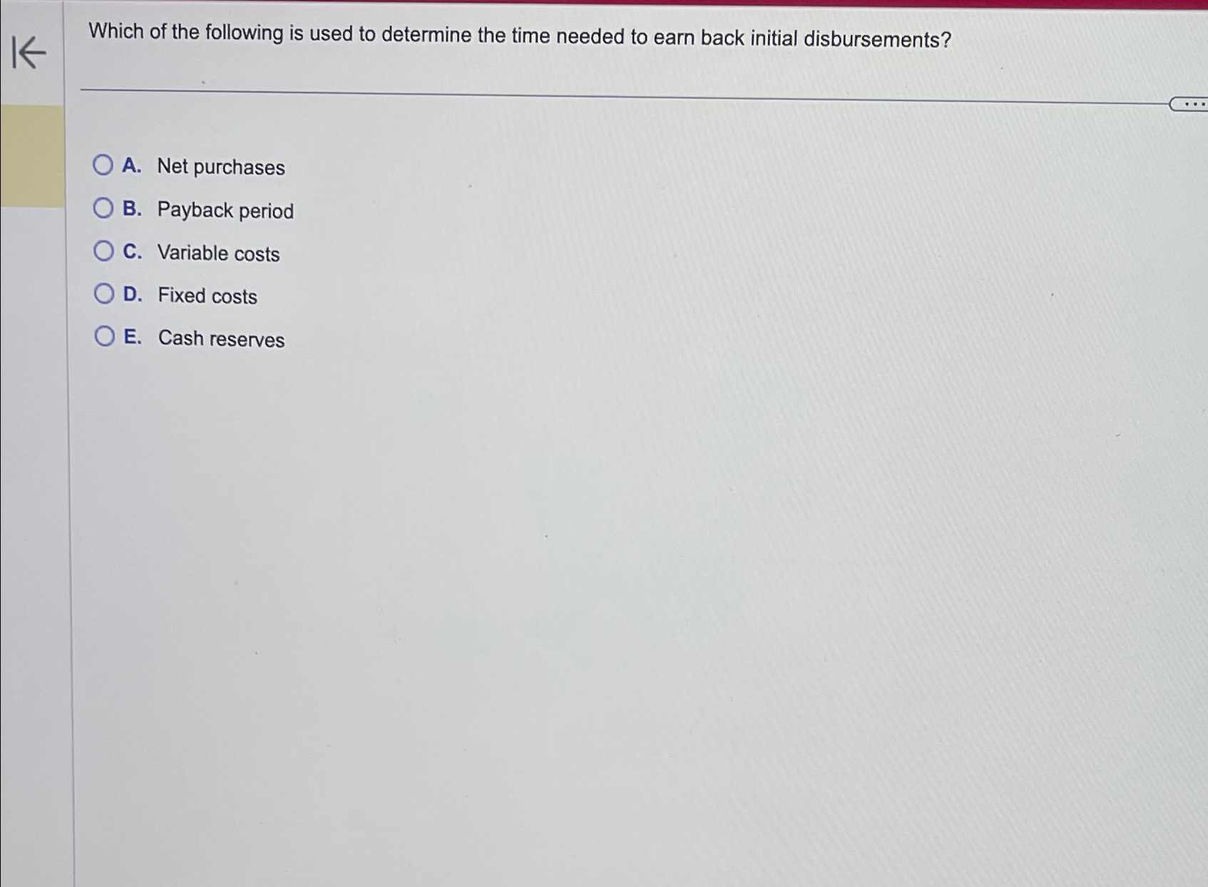 Solved Which of the following is used to determine the time | Chegg.com