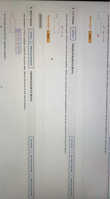 Solved Use the single-graph method to solve the given | Chegg.com