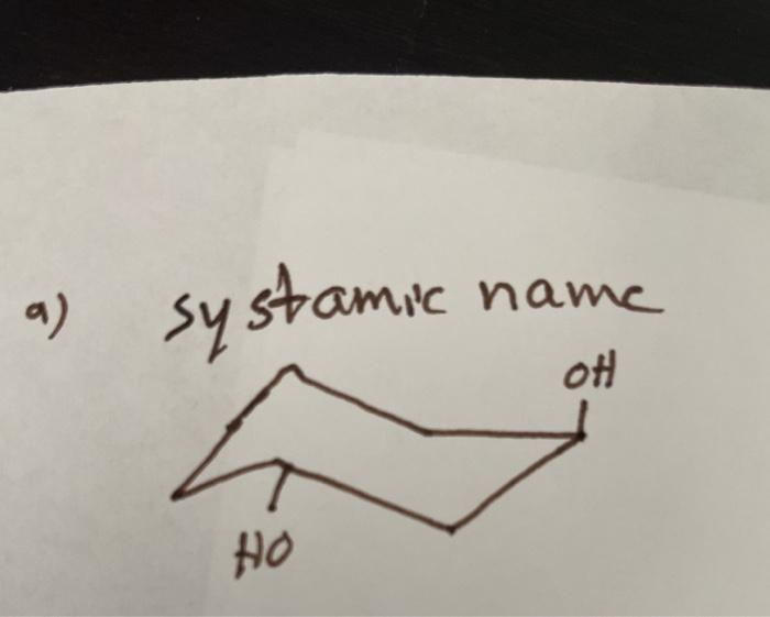 Solved 9) sy stamic name OH HO AL3t has electronic | Chegg.com