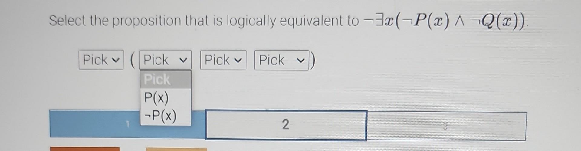 Solved Select the proposition that is logically equivalent | Chegg.com