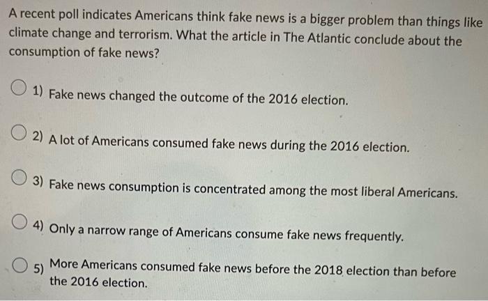 Identify the FALSE statement below. 1) Digital news | Chegg.com