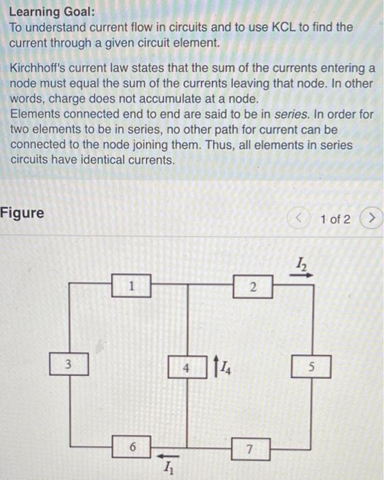 Solved Learning Goal: To understand current flow in circuits | Chegg.com