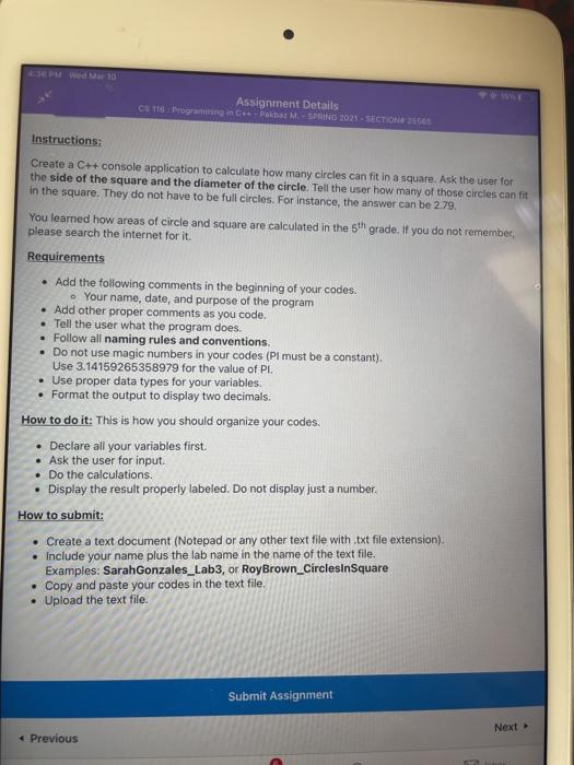 Solved Instructions: Create a C++ console application to | Chegg.com