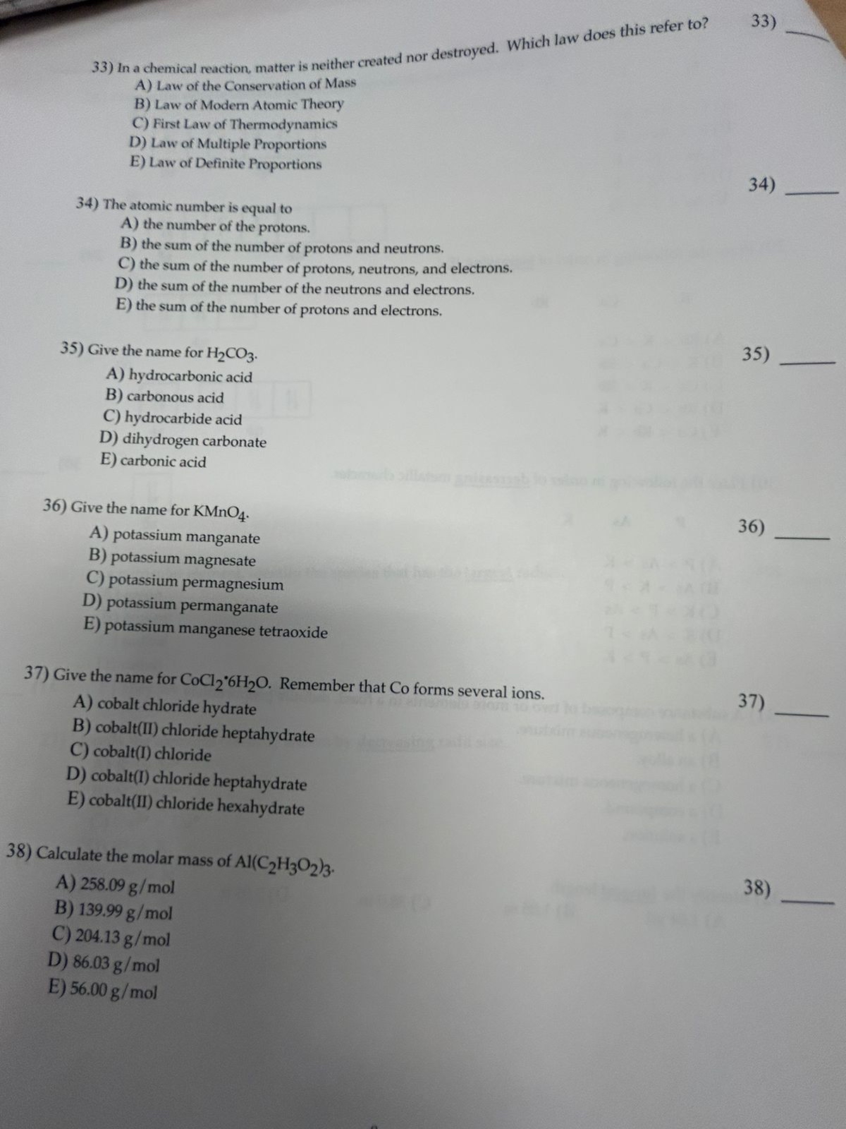 Solved Just the correct options In a chemical reaction, | Chegg.com