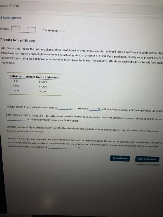 Solved ework (Ch 06) k to Assignment Attempts: Do No Harm: | Chegg.com