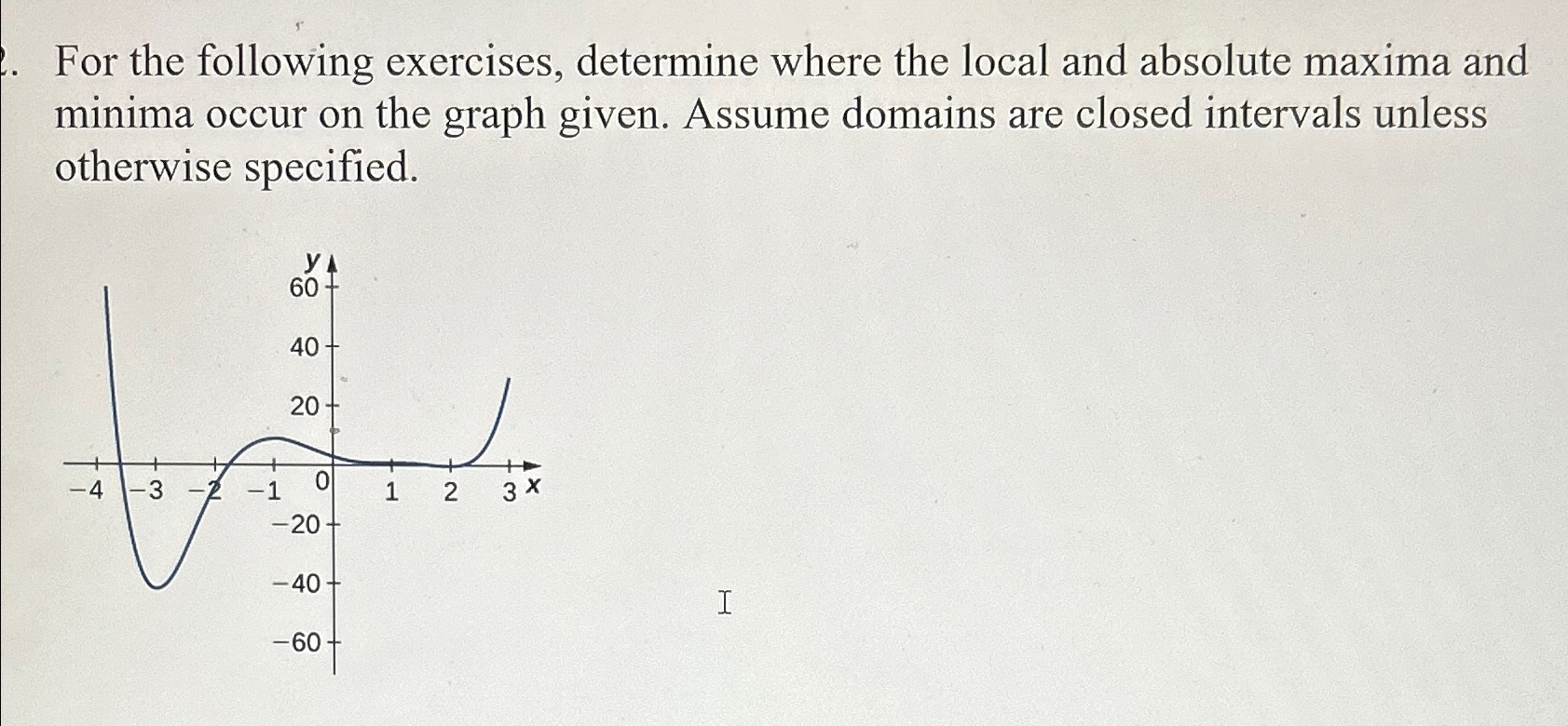 Solved For the following exercises, determine where the | Chegg.com
