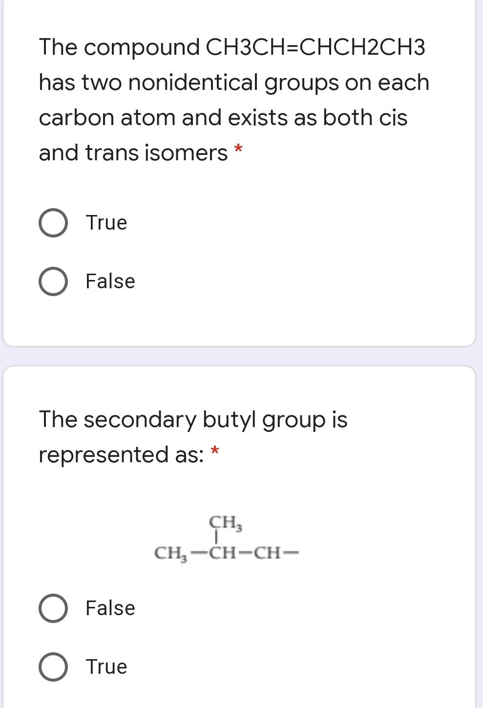 Solved The compound CH3CH=CHCH2CH3 has two nonidentical | Chegg.com