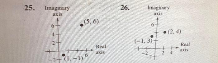Solved Adding In The Complex Plane In Exercises 21 28 Find