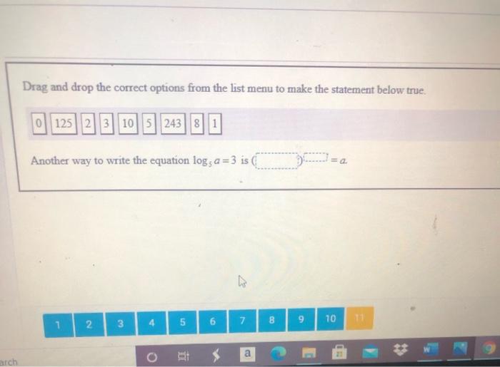 Solved Drag and drop the correct options from the list menu | Chegg.com