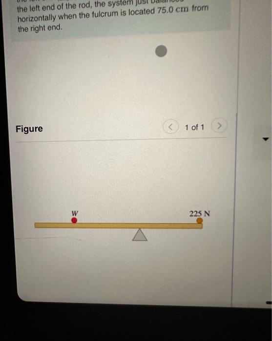 Solved A uniform, 255 N rod that is 2.00 m long carries a | Chegg.com