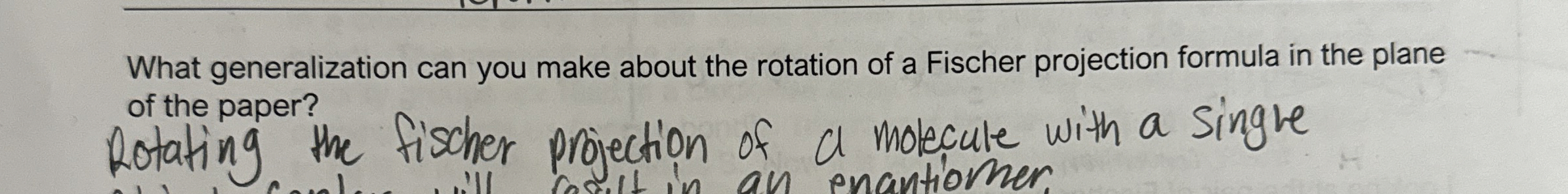 Solved What generalization can you make about the rotation | Chegg.com