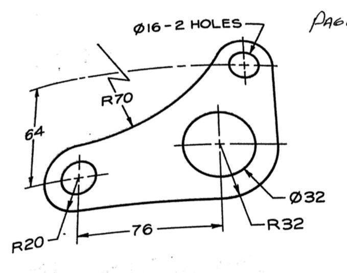 Solved Geometric construction Draw this with a metric scale | Chegg.com