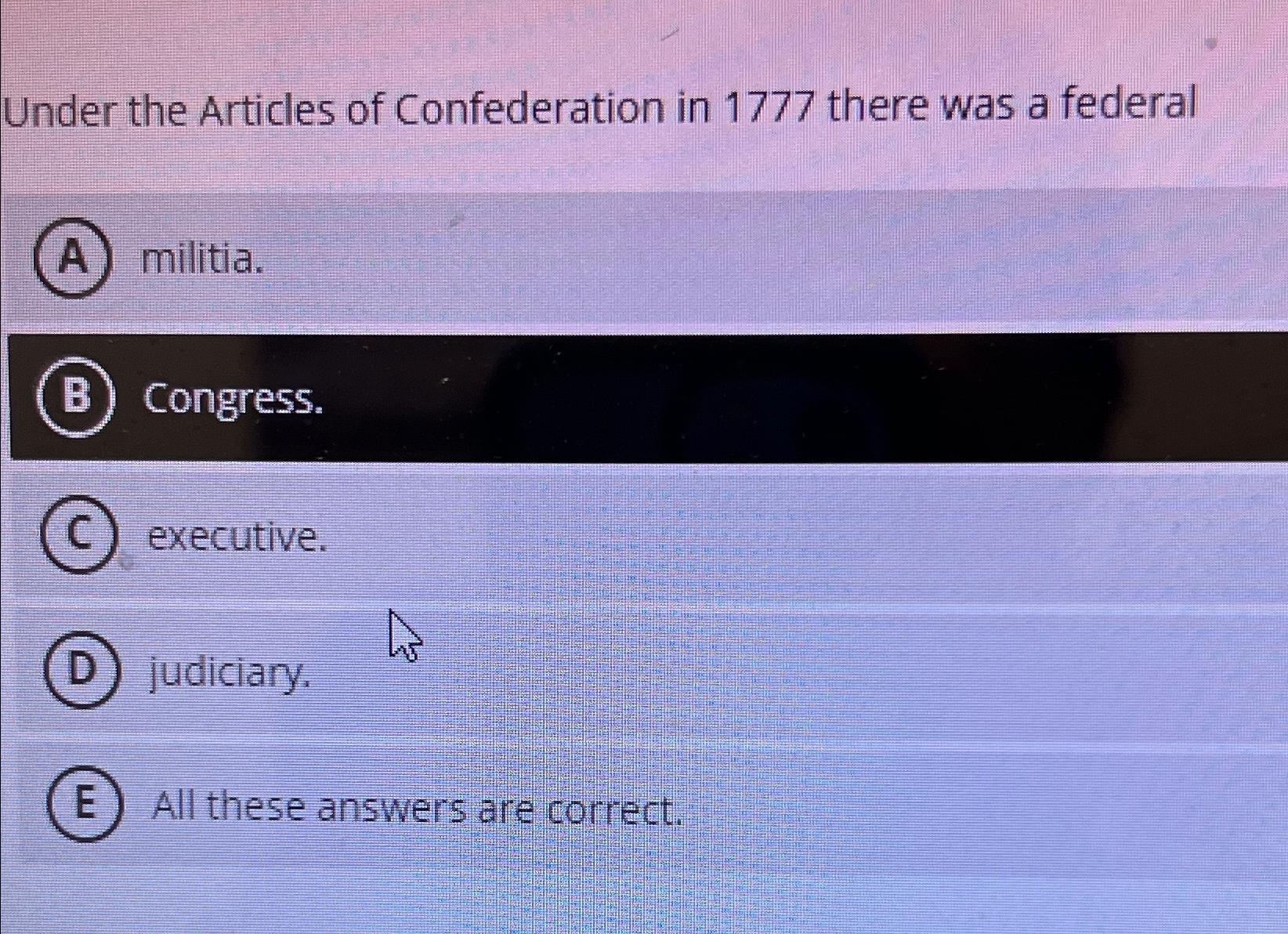 Solved Under the Articles of Confederation in 1777 ﻿there | Chegg.com