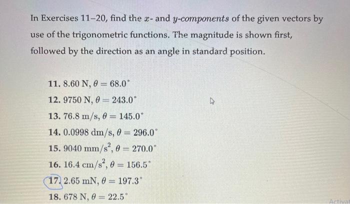 Solved In Exercises 5-10, find the horizontal and vertical | Chegg.com