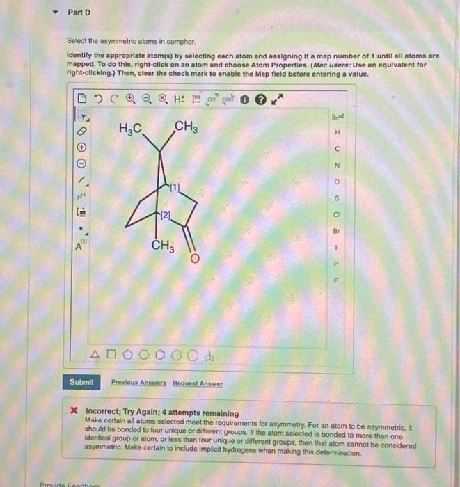 Solved Select the asymmetric atoms in menthol. Identify | Chegg.com