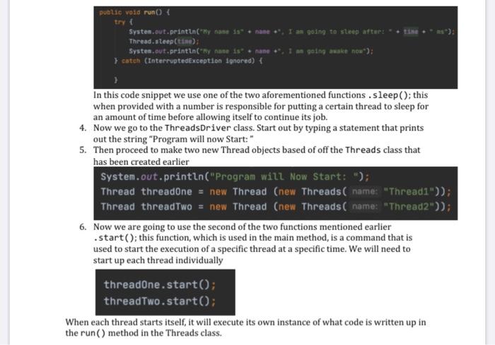 Solved MULTI-THREADING Concept Summary: 1. Multi-threading | Chegg.com