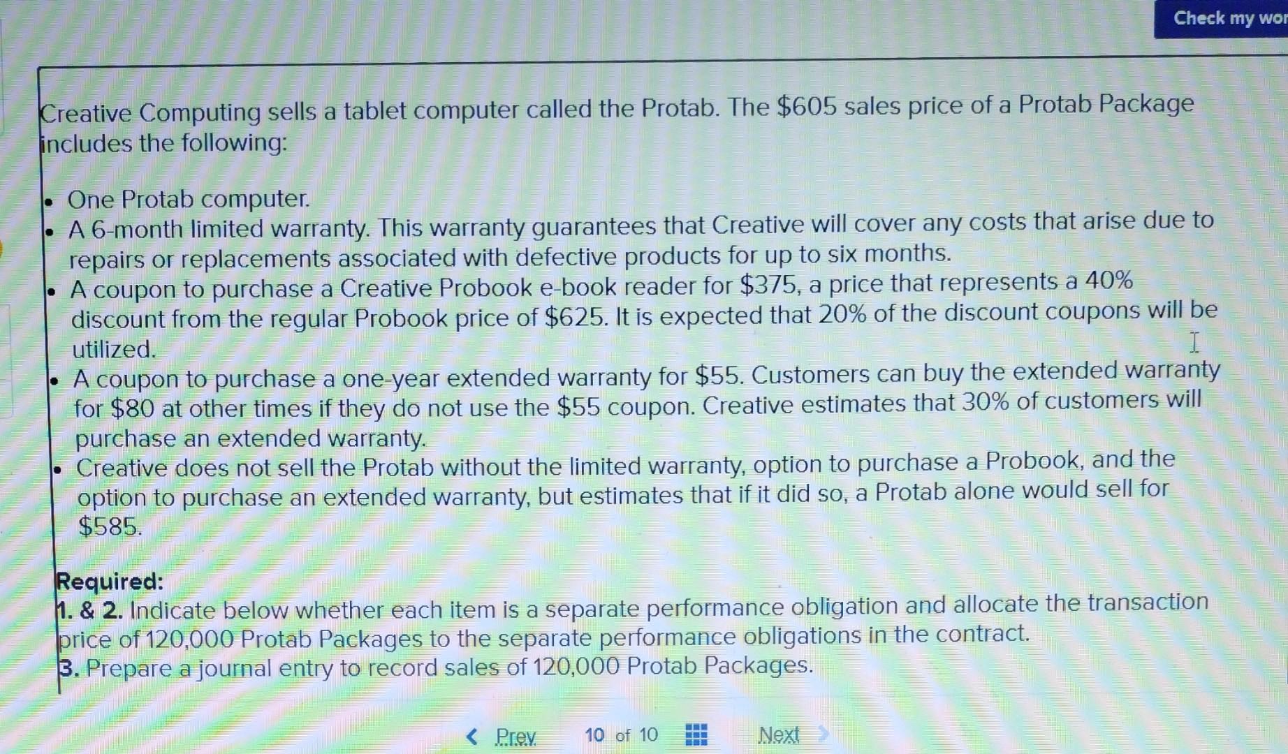 Solved Creative Computing sells a tablet computer called the | Chegg.com
