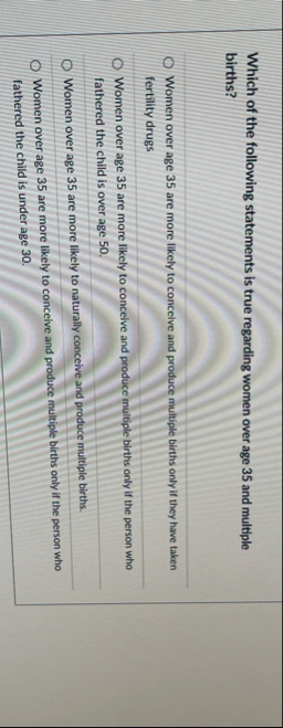 Solved Which of the following statements is true regarding | Chegg.com