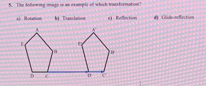 Solved 5 The Following Image Is An Example Of Which