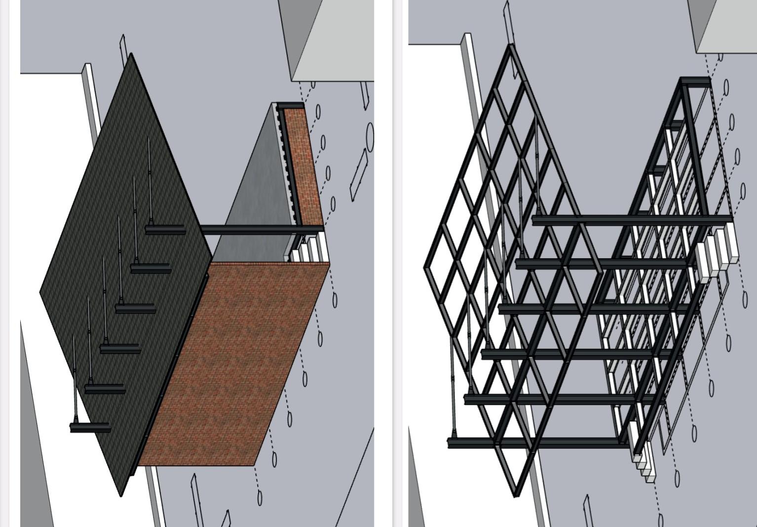 Solved I have to build a steel platform with masonry, my | Chegg.com