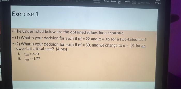 Solved - The values listed below are the obtained values for | Chegg.com