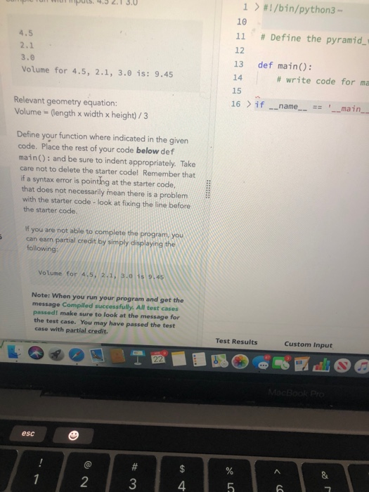 Solved Python 3 Autocomp Create a program that will display | Chegg.com