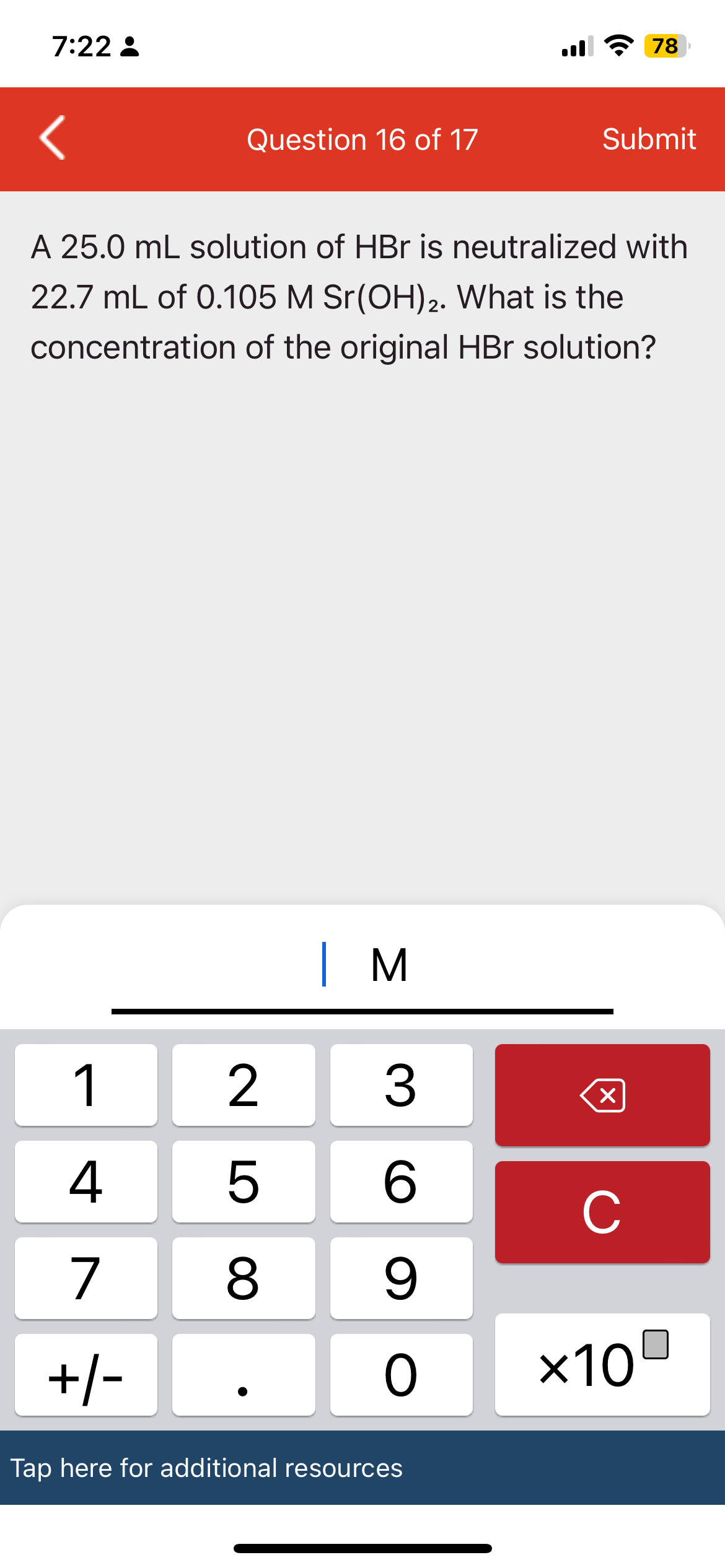 Solved A 25.0 ﻿mL solution of HBr is neutralized with22.7 | Chegg.com