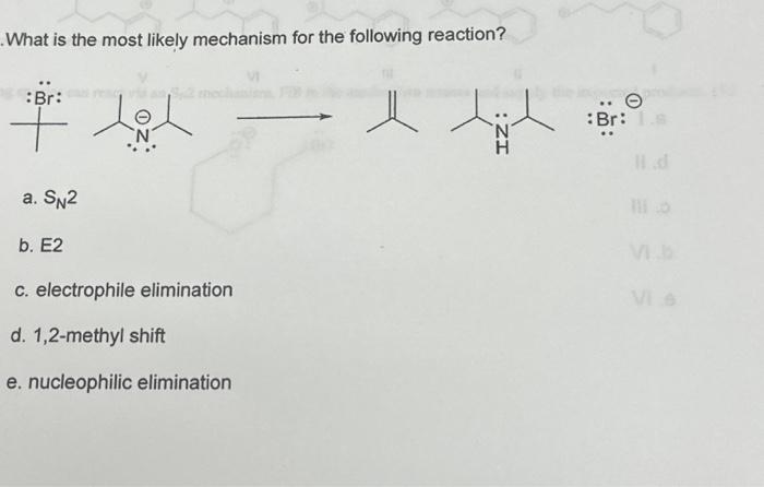 Solved What is the most likely mechanism for the following | Chegg.com