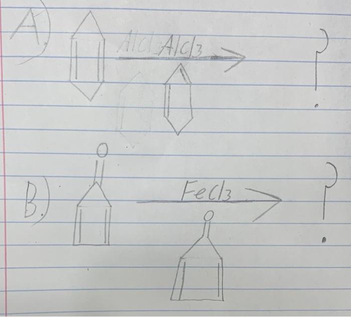 Solved Draw the final products for A and B. Explain and show | Chegg.com