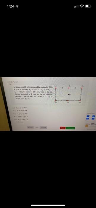 Solved In figure, point P is the center of the rectangle. | Chegg.com