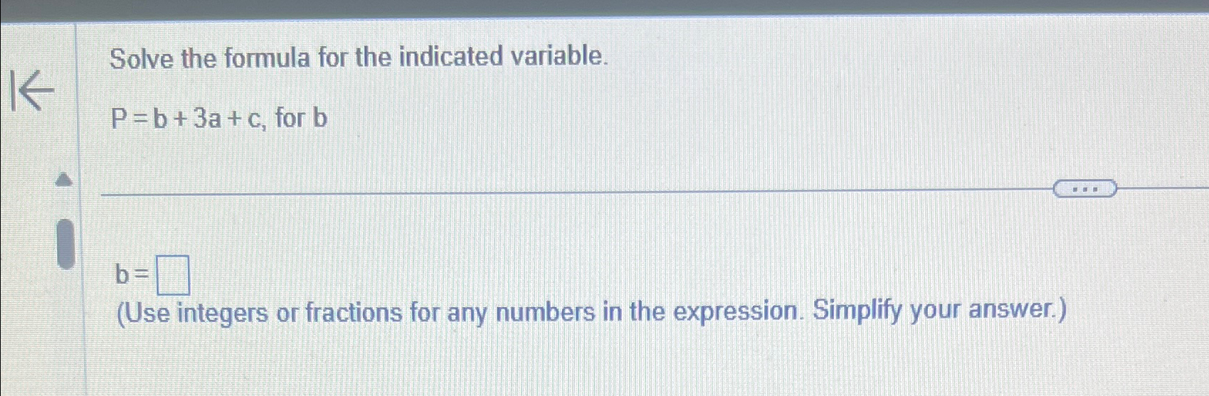 Solved Solve the formula for the indicated | Chegg.com