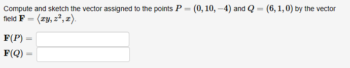 Solved Compute and sketch the vector assigned to the points | Chegg.com